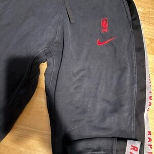 Nike | Pants | Nike Men Black Joggers With Red Logo | Poshmark
